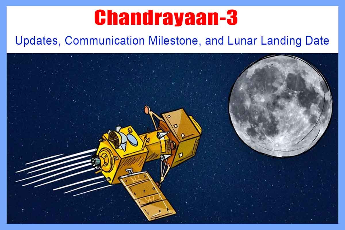 Chandrayaan-3: Updates, Communication Milestone, and Lunar Landing Date ...